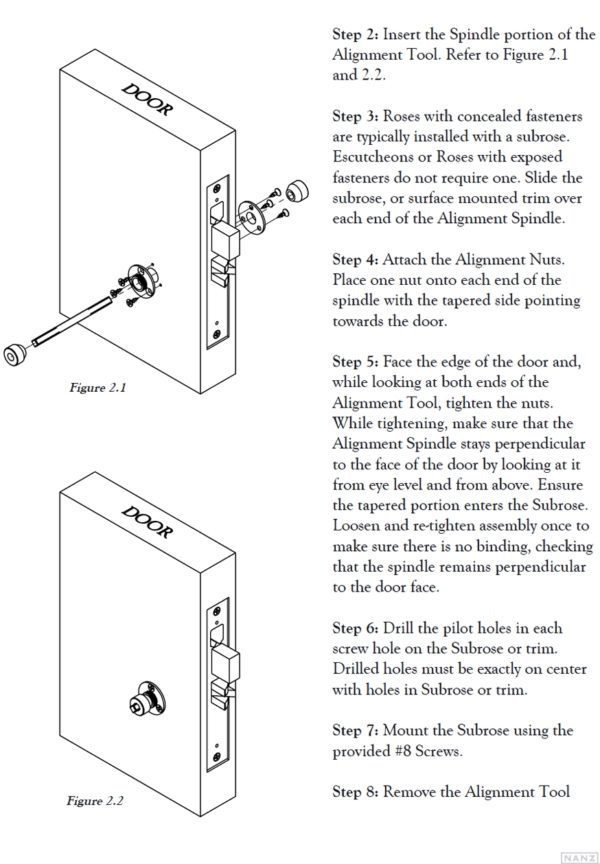 Lockset Installation - NANZ & COMPANY